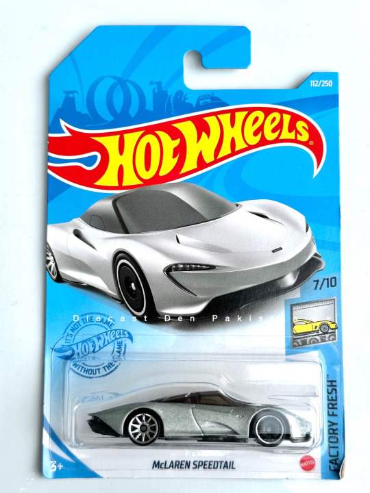 Hot Wheels MCLAREN SPEEDTAIL Silver 1:64 Diecast Model Car | Daraz.pk