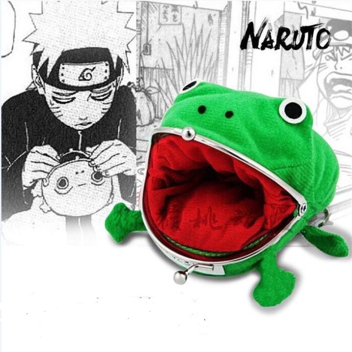 💥Ready to ship💥Naruto frog Japan cartoon anime coin pocket coinbag ...
