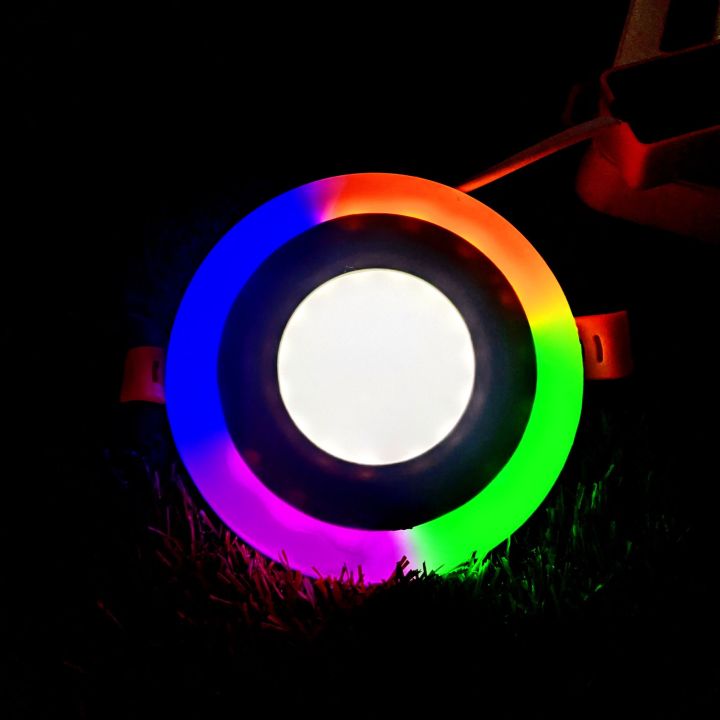 RGB Multi Color Down Lights Led SMD Downlight RGB Multicolor Colorful ...