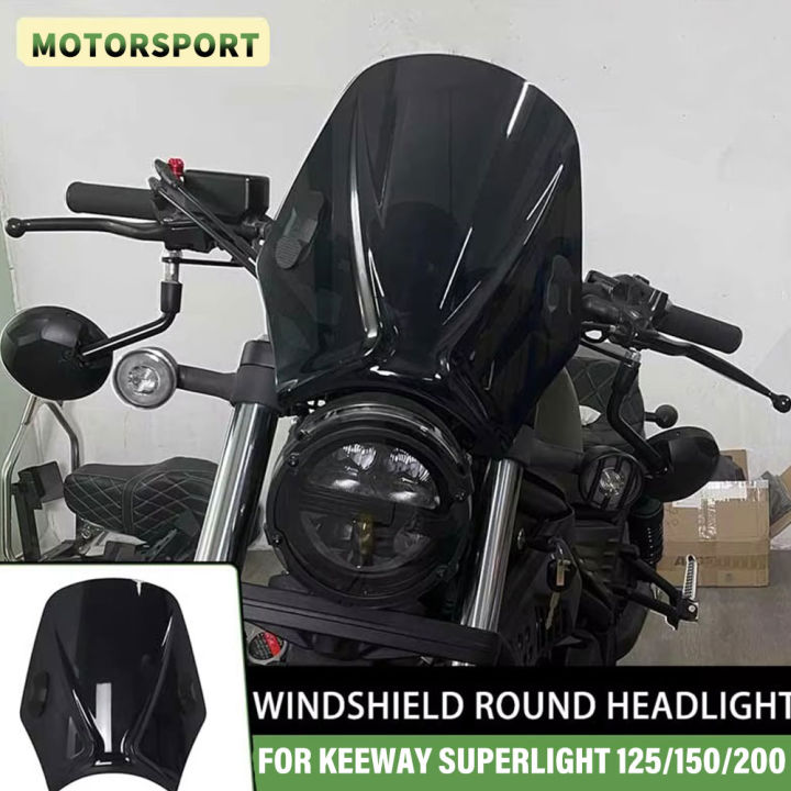 For Keeway Superlight 125 / 150 /200 Motorbikes Motorcycle Windshield ...