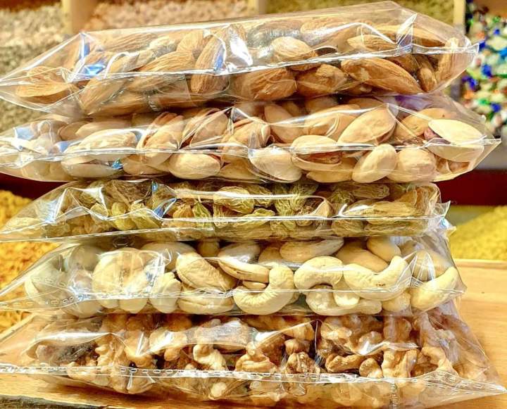 Mix Dry Fruits 1kg, 5 items 200 Grams Each Packet,Wholesale Price, nuts ...