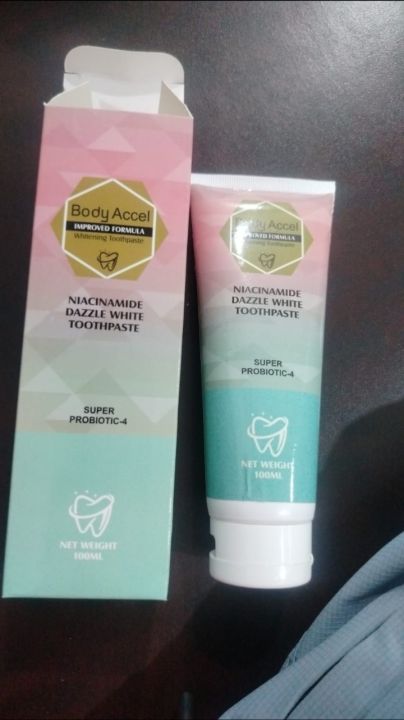 Body Accel Improved Formula Whitening Toothpaste 100 ml | Daraz.pk