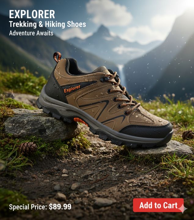 EXPLORER Trekking & Hiking Shoes For Men's | Daraz.com.np