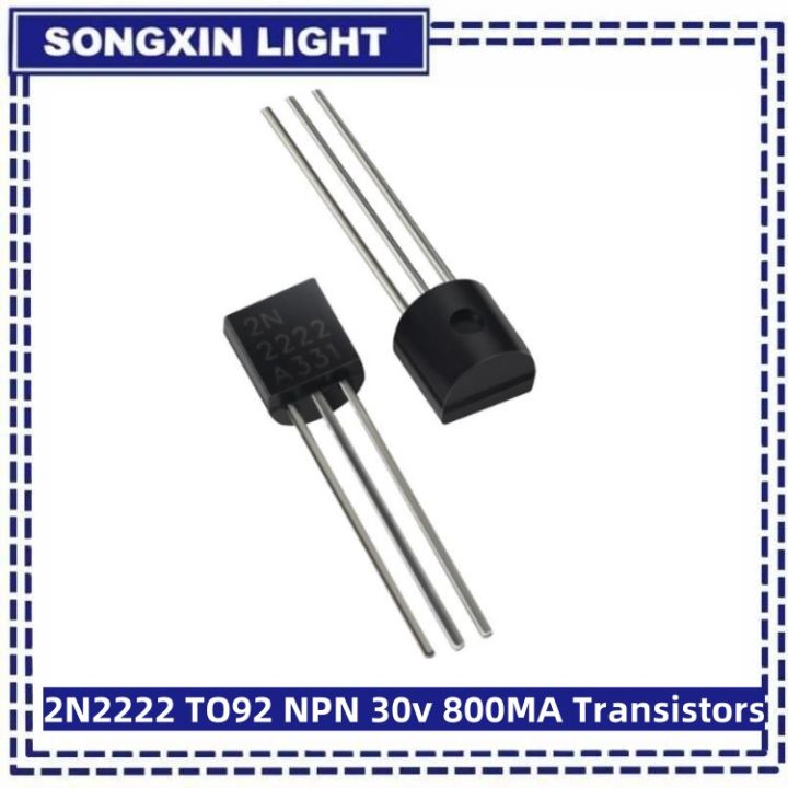 50/100PCS SAMIROB Transistor Kit 2N2222 TO92 NPN 30v 800MA Transistors Electronic kit | Daraz.lk