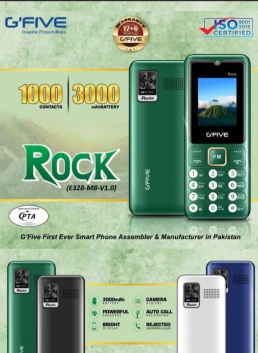 keypad phone gfive rock with 3000mah long lasting battery big speakers ...
