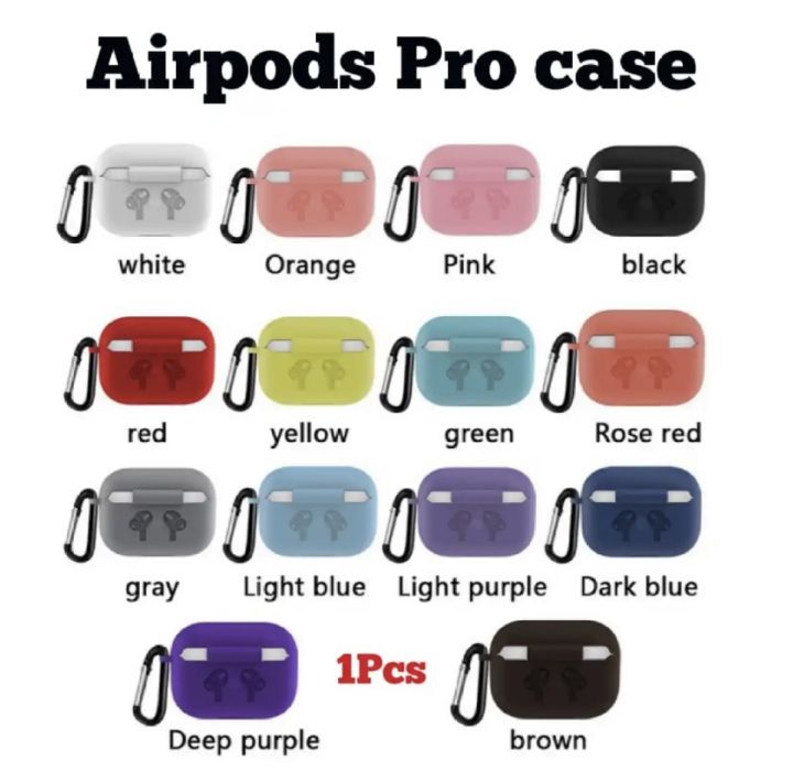 Silicone Cover Airpods Pro Case Pouch Soft High Quality Pouch Earpods ...