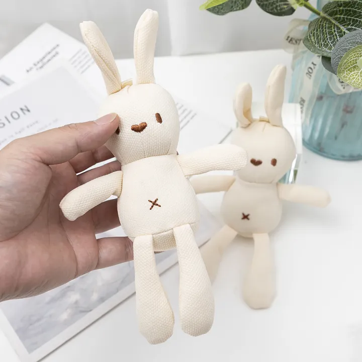 Cute 20cm Rabbit Doll Christmas Bunny Sleeping Mate Stuffed Plush Toy Appease Toy Kawaii Soft ...