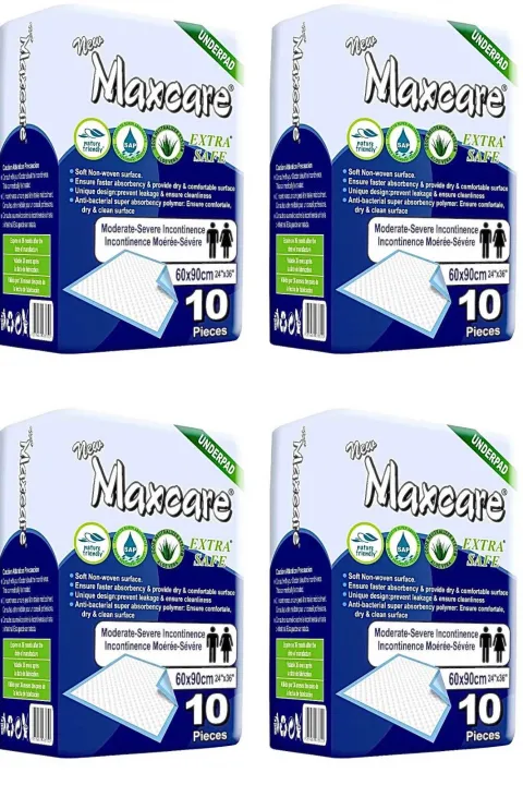 40 pcs Max care Dignity Sheet | Under pad | Disposable sheet | size (60 ...