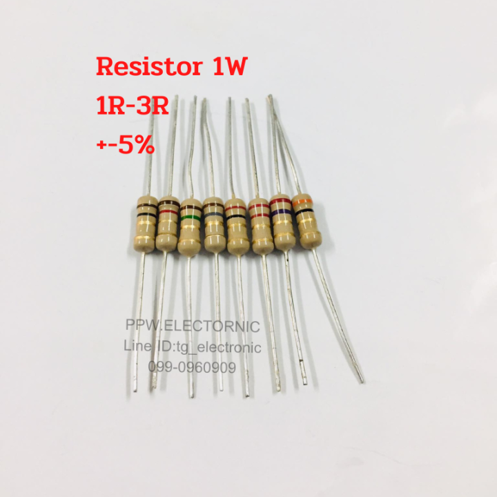 1W resistor resistor 1W 1R 1.2r 1.5R 1.8r 2R 2.2r 2.7r 3R 1 ohm 1.2 Ohm 1.50 Ohm 1.80 Ohm 2R Ohm ...