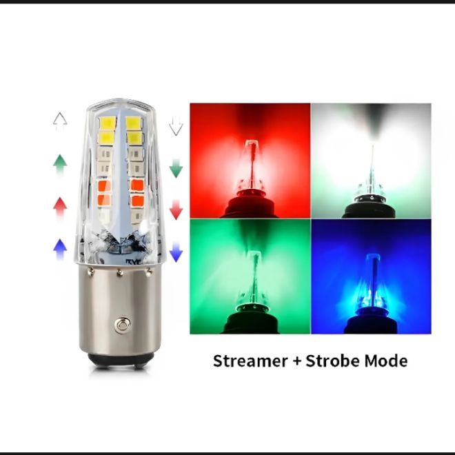 LED BACKLIGHT BULB 4-COLOUR FOR ALL BIKES | Daraz.pk