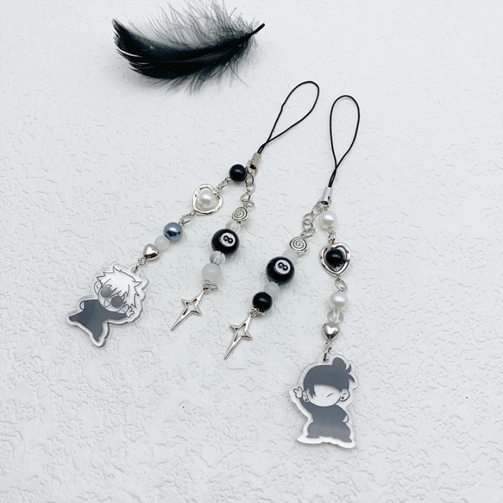 Anime Jujutsu Kaisen Keychain Cosplay Geto Suguru Satoru Gojo Matching ...