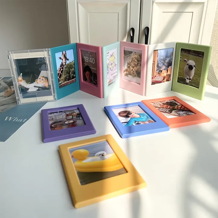 3 Inch Magnetic Mini Photo Frame Colorful Photo Frame for Fujifilm ...