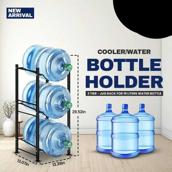Gallon Water Jug Holder Water Bottle Holder 3-Tier Water Bottle Storage ...