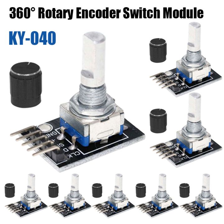 HW-040 360 Degrees Rotary Encoder Switch Module with Knob Cap Rotary ...
