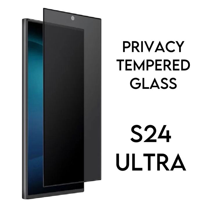 Samsung Galaxy S24 Ultra Privacy Tempered Glass - Premium Quality 9H ...