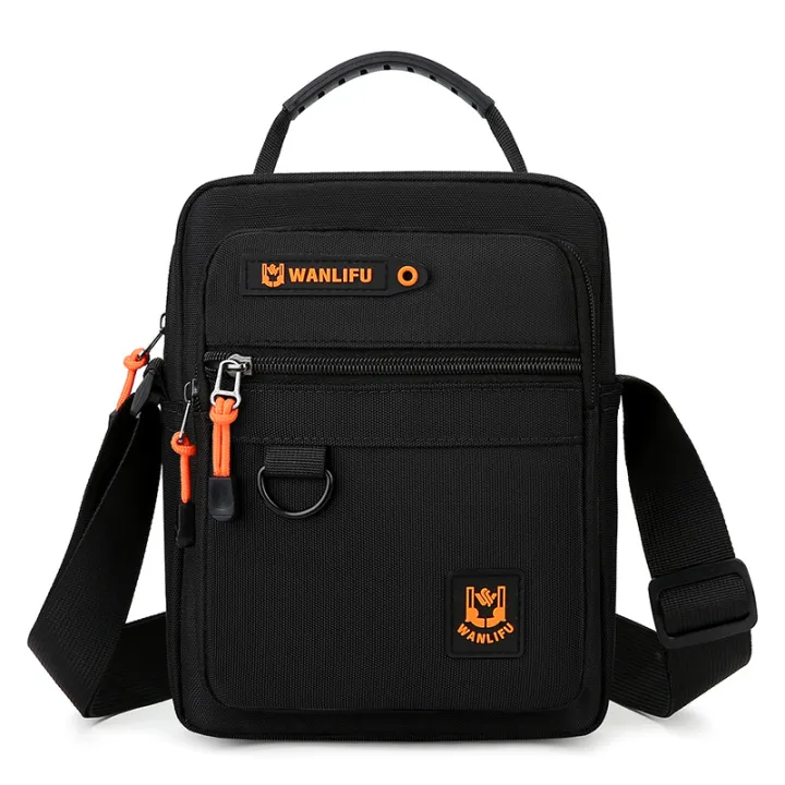 Multi-Function Small Men Handbag Simple Oxford Casual Shoulder Bags For ...