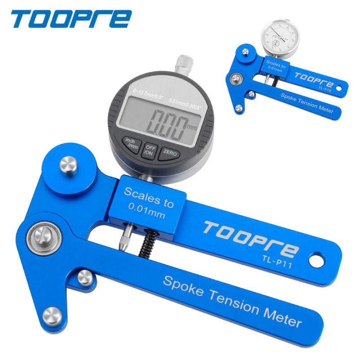 TOOPRE Bicycle Spoke Tension GaugeDigital Rim Correction Tool ...