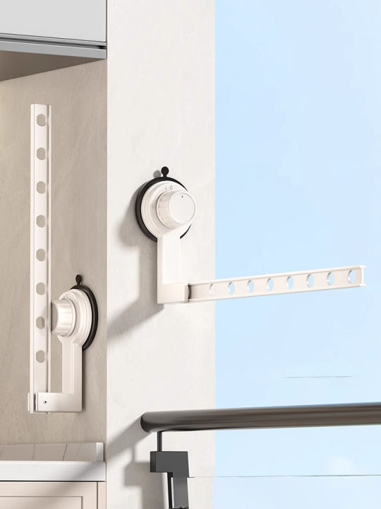 Suction Cup Indoor Outdoor Folding Clotheslines Wall Mounted Bathroom ...