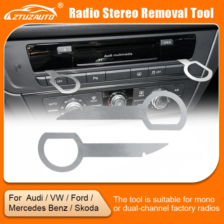 Car Radio Stereo Removal Extractor Key Release Pin Head Unit Audio ...