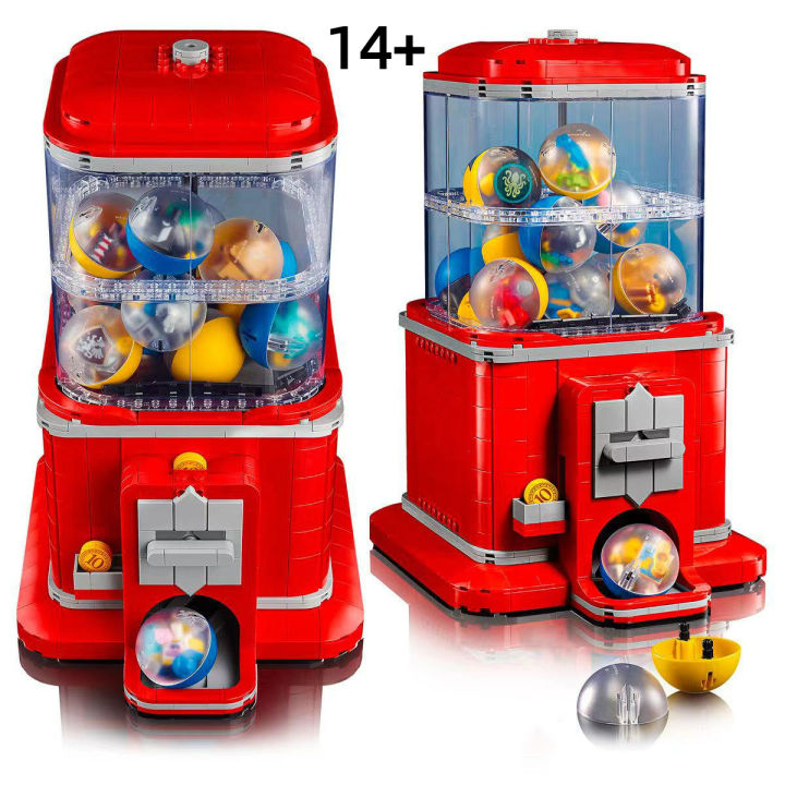 MINISO 1343pcs Creative Ideas 21358 Vending Machine Set Building Blocks ...