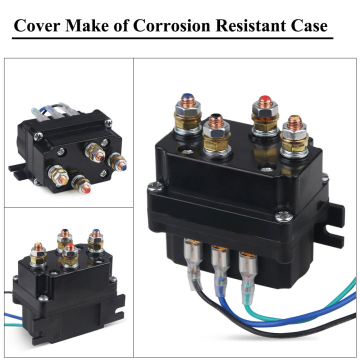12V 24V 250A winch electromagnetic relay universal contactor winch ...