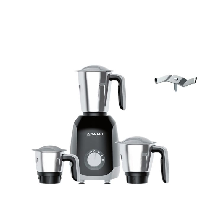Bajaj Ninja Series Elegance+ 500Watt 3 Jar Mixer Grinder | Daraz.com.bd
