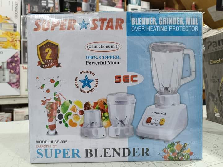 Super Star 3 in 1 hand blender 2 Year Warranty | Daraz.pk