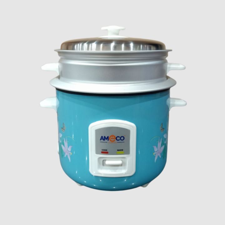 Rice Cooker with steamer High Quality 1Ltr, 1.8Ltr & 2.8Ltr Ameco brand ...
