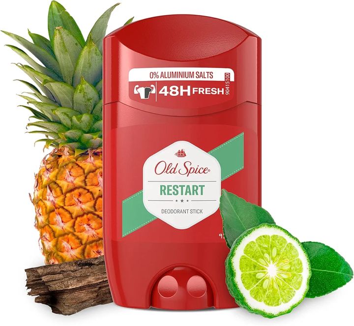 Old Spice Restart Deodorant Stick for Men (50 ml), Men, 48 Hours ...