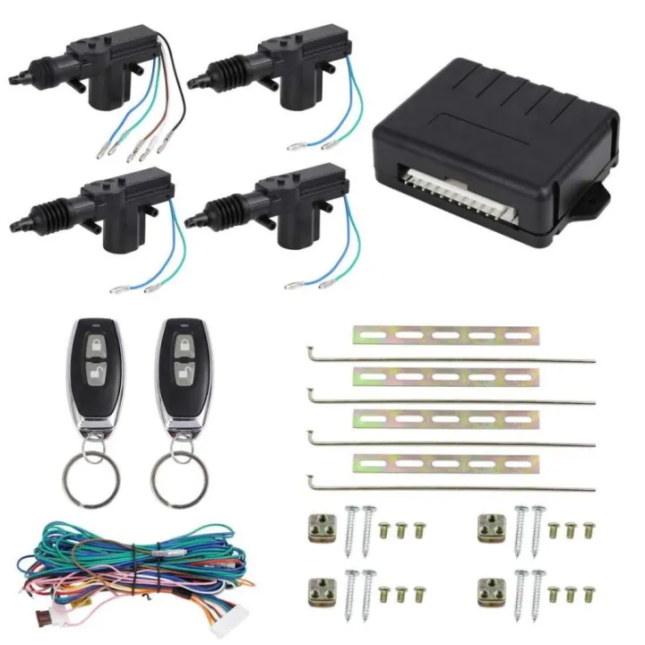 12V Universal Car Lock Remote Control Keyless Entry System Central ...
