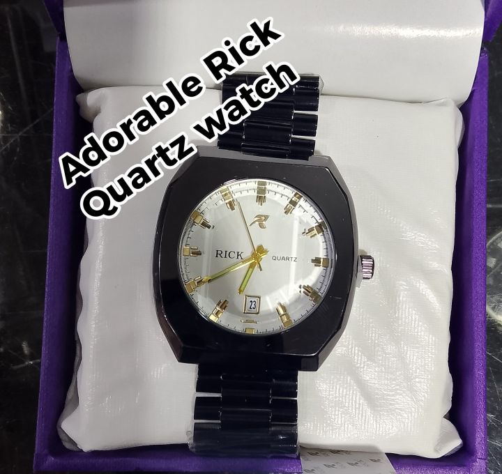 Rick Quartz watch/ wrist watch Branded | Daraz.pk