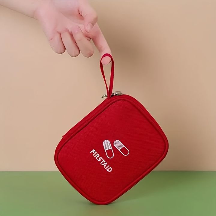 1pc Portable First Aid Kit Bag - Compact Emergency Medical Storage with ...