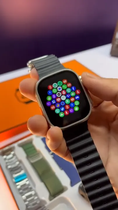 Y80 Ultra Smartwatch with 8 Strap ( 8 in 1) | Daraz.com.bd
