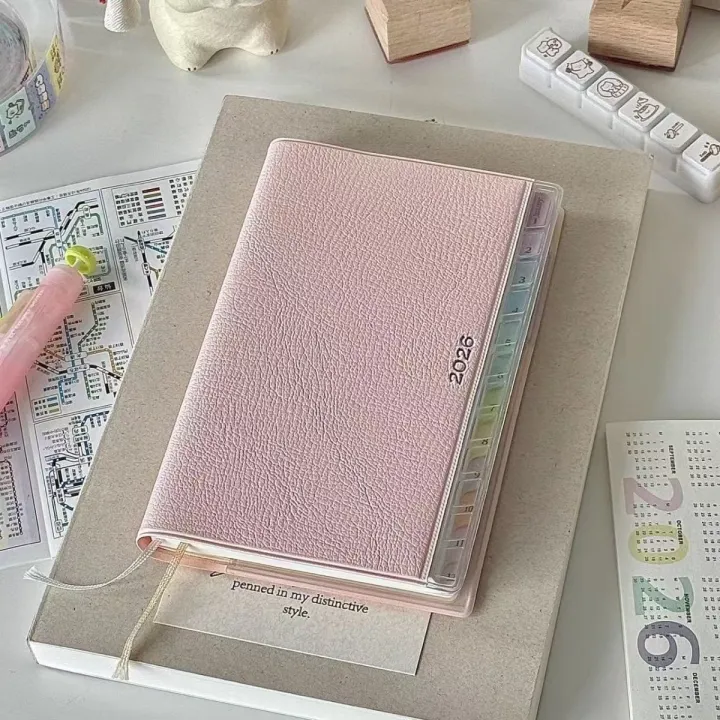 INS Notebook Diary 2026 Planner with Rainbow Index Cortical Schedule ...