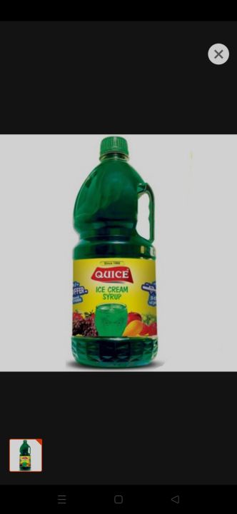 Quice 3000 ml Ice cream soda syrup jamboo pack | Daraz.pk