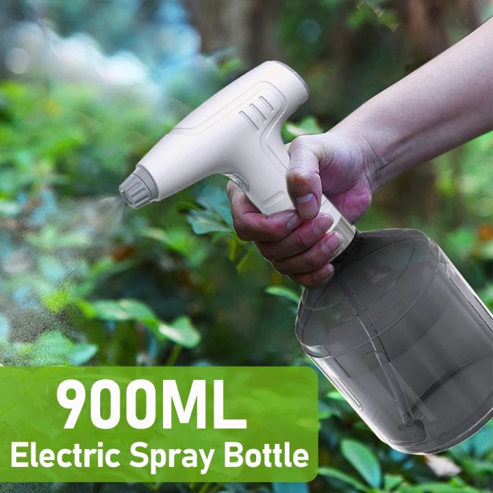 900ml Electric Plant Spray Bottle Automatic Watering Fogger USB ...