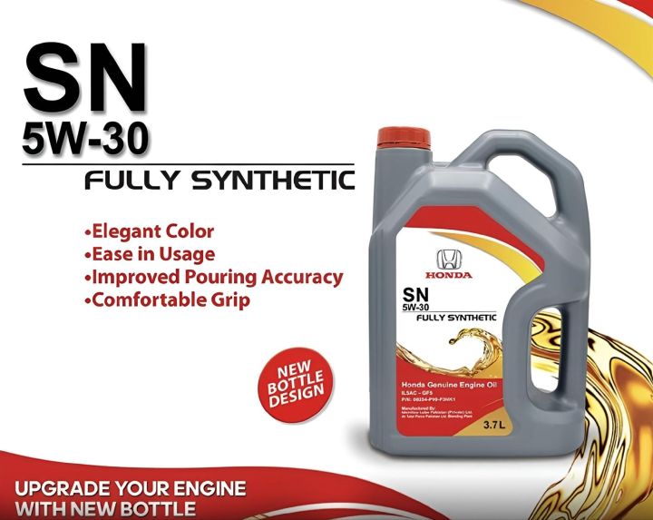 HONDA SN ( 5W-30 ) GENUINE ENGINE OIL 4L | Daraz.pk