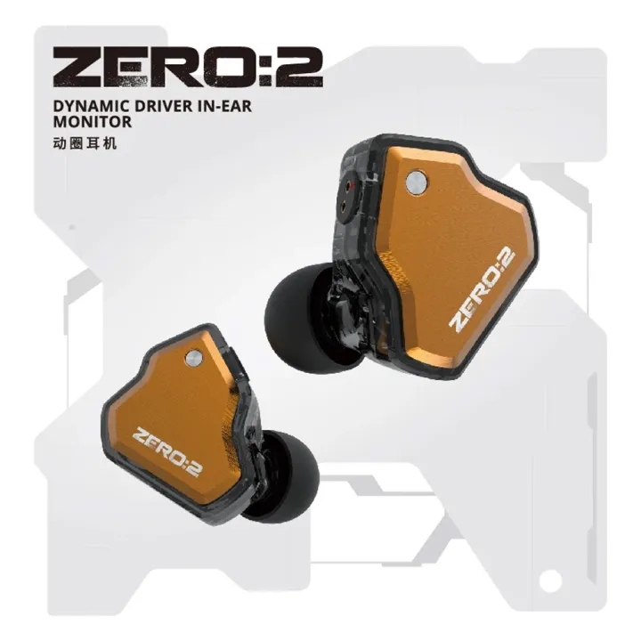 7Hz x Crinacle Zero 2 Updated 10mm Dynamic Driver IEM Wired Earbuds ...