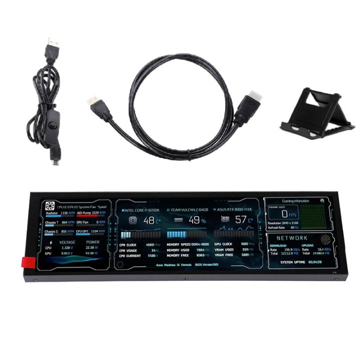 New 8.8 Inch Long Strip LCD Screen 1920*480 HD-MI Driver Board ...