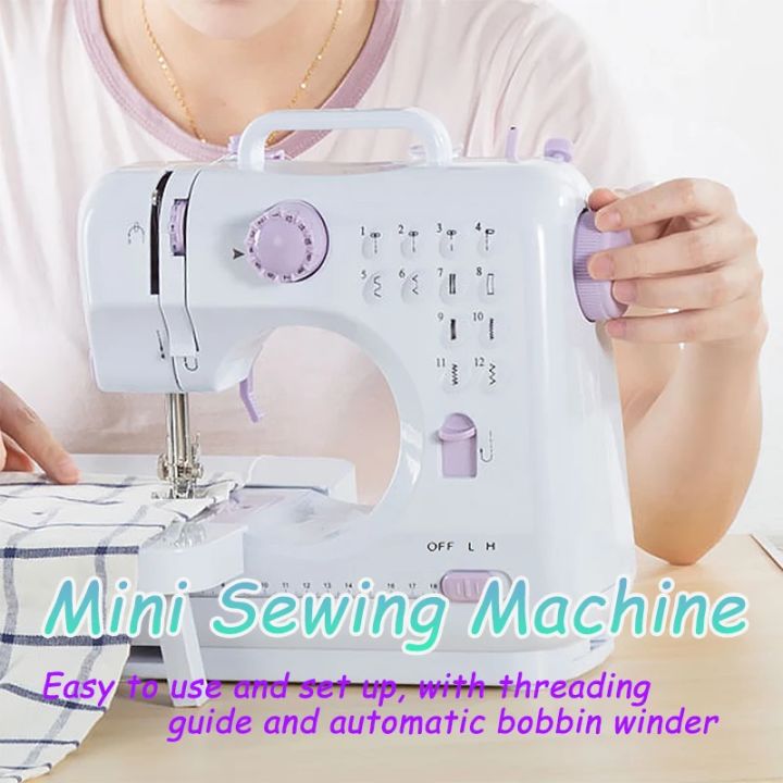 Sewing machine for household use with thick and locked edges, fully ...