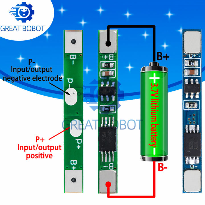 10PCS 1S 3.2V 3.7V 3A LiFePO4 / Lithium Li-ion BMS PCM Battery ...