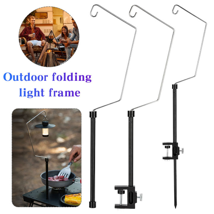 IGT Table Lantern Stand Aluminum Alloy Portable Lamp Bracket ...
