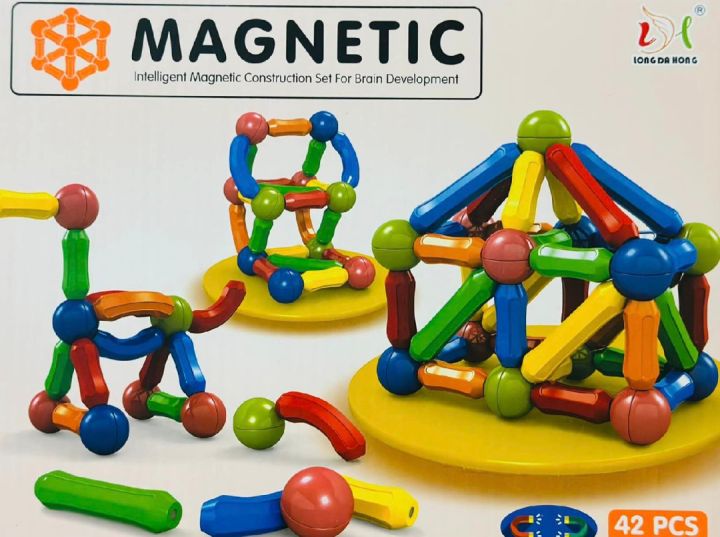 Magnetic Bar Blocks 36 Pieces | Daraz.pk