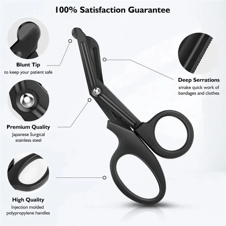 Tactical Medical Scissors Paramedic EMT Rescue Survive Scissor Trauma ...