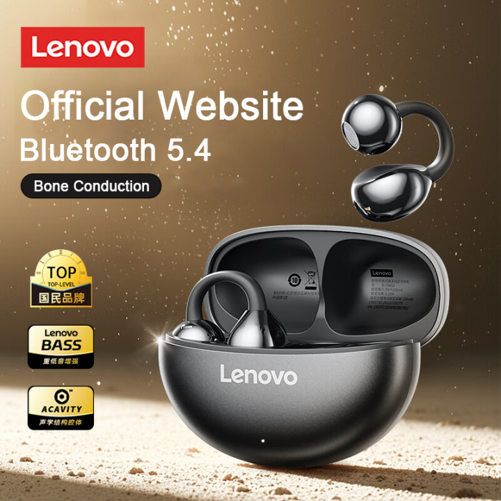 Original Lenovo TA410 TWS Panoramic Sound Effects Wireless Earbuds Ear ...