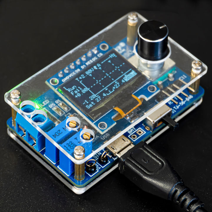 DIY Mini Digital Oscilloscope Electronic Kit STC8K8A MCU with 0.96 Inch OLED DIY Soldering ...