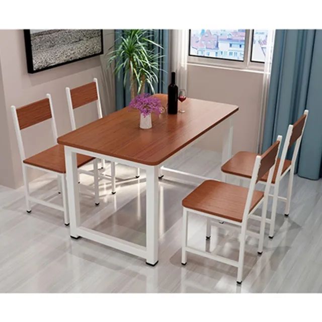 Good Quality Dinning Set MDF/MFC Wooden Dining Table And Chairs | Daraz.pk