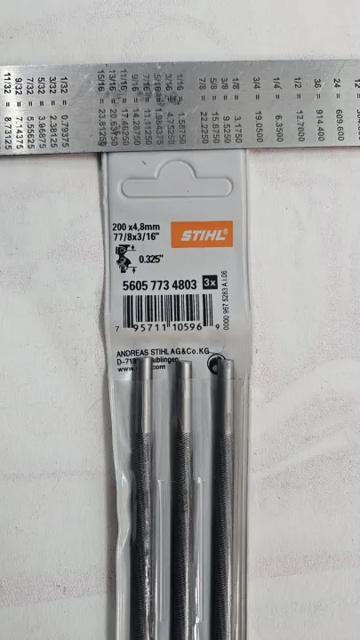 chain saw stihl file reti pack of 3 4.8mm | Daraz.com.np