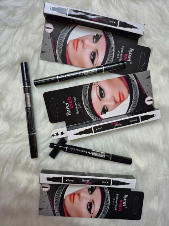 "2 IN 1 LIQUID EYE LINER STAR SHAPE STAMP AND HEART SHAPE STAMP ...