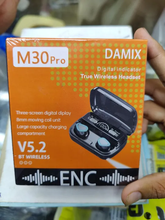 DAMIX M30 Pro true wireless Bluetooth 5.2 hifi earbuds stereo sound ...